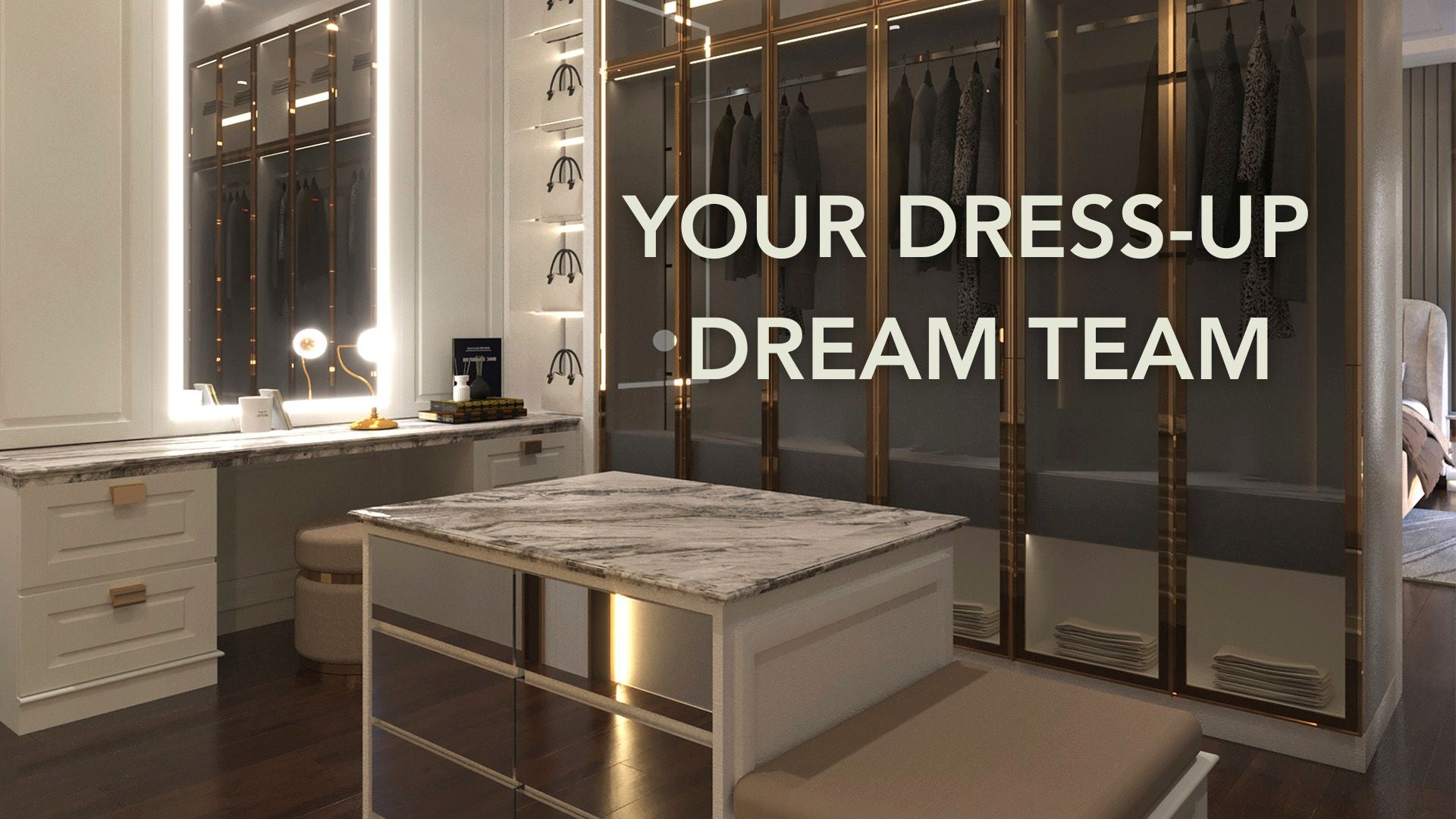 Elevate Your Bedroom's Charm: Wardrobe With Dressing Table Design Idea ...